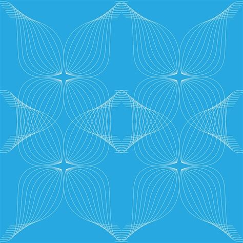 Vector De Patrones Sin Fisuras De Fondo Azul Vector Premium