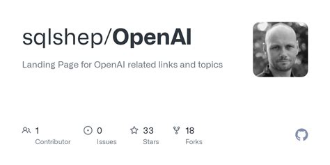 GitHub Sqlshep OpenAI Landing Page For OpenAI Related Links And Topics