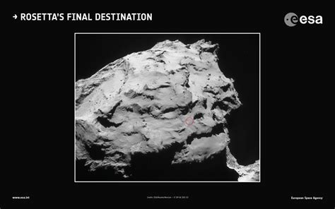 Rosetta Comet Spacecraft Is About To Plunge To Its Death Space