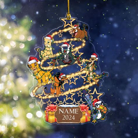 Personalized Lion King Christmas Ornament Disney Christmas T