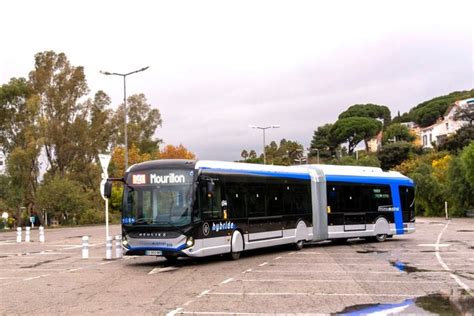 Les Autobus Heuliez GX 437 Hybride Linium Du Reseau Mistral De Toulon