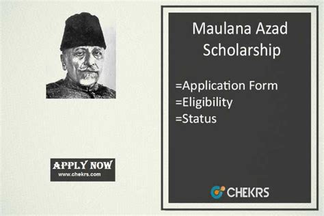 Maulana Azad Scholarship Notification 2024 2025 Online Form Last
