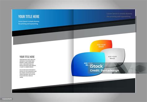 벡터 빈 이중 접기 브로셔 인쇄 템플릿 디자인 소책자 레이아웃 0명에 대한 스톡 벡터 아트 및 기타 이미지 0명 개체 그룹 공란 Istock