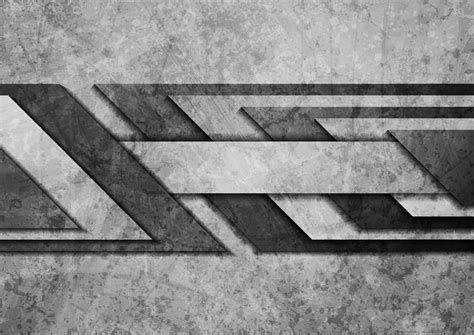 Grey And Black Grunge Tech Geometric Abstract Background Vector Art At Vecteezy