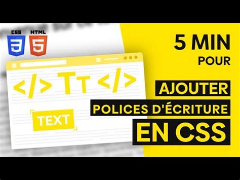 Tuto Ajouter Des Polices D Criture En Css Youtube