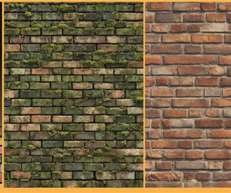Artstation 303 Tileable Brick Wall Texture Artworks