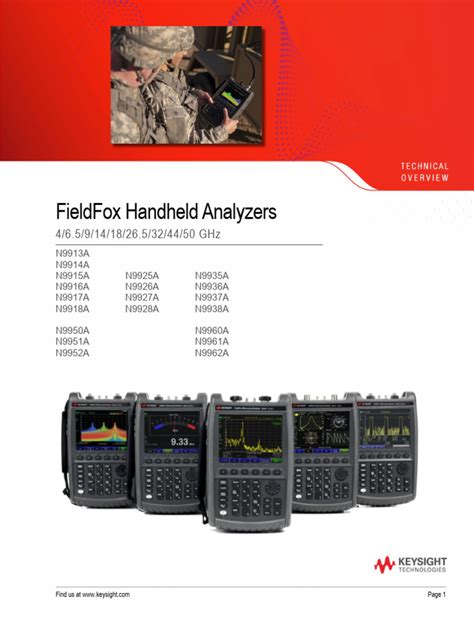 5992 0772en Fieldfox Technical Overview Pdf Frequency Modulation Cellular Network