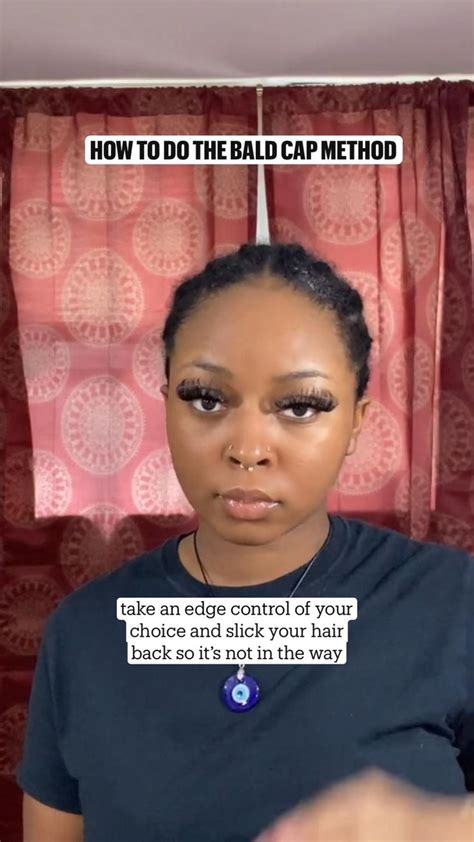 How To Do The Bald Cap Method Follow Me For More ️ Diy Hair Wig