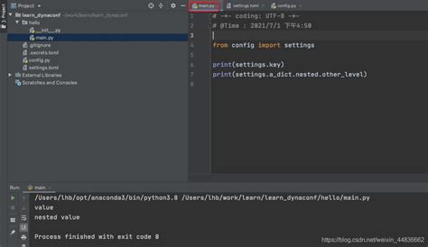 配置管理 用Dynaconf进行Python项目的配置管理 dynaconf 使用 Python 学习笔记 极客文档