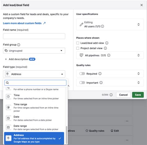 mapping address fields help for wordpress