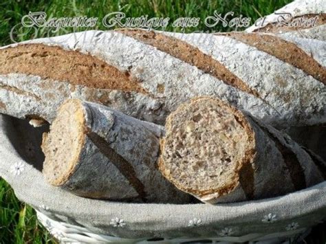 Baguette Rustique Aux Noix Et Pavot Miam Miam De Soso Brioche