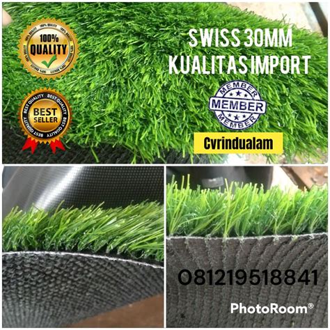 Jual Rumput Sintetis Type Swiss 3cm Ukuran 25x50 Cm Shopee Indonesia