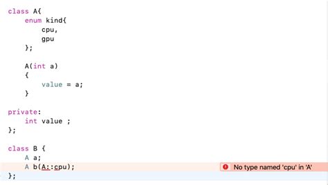 c no type named in stack overflow