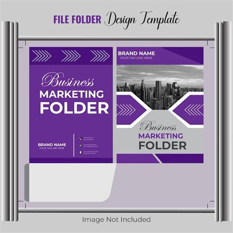 Premium Vector Corporate File Folder Template For Corporate Office Design Folder Design Cover
