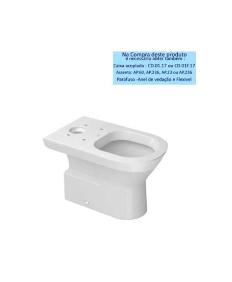 Bacia Para Caixa Acoplada Level Deca P 480 17