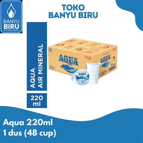 Jual Aqua Gelas Ml Dus Isi Cup Shopee Indonesia