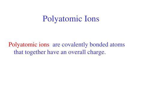 Ppt Lewis Diagrams For Polyatomic Ions Powerpoint Presentation Free