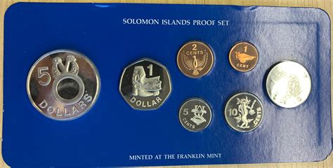 Solomon Islands 1978 Proof 925 Silver Coin Set Shields Stamps And Coins