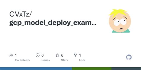 Github Cvxtzgcpmodeldeployexample Github Cvxtzgcpmodeldeployexample
