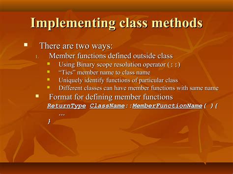 Class And Object In C Ppt Programming Languages Computing