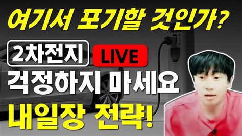 2차전지 겁먹지마세요 1순위 종목은에코프로posco홀딩스삼성전자두산에너빌리티삼성중공업대우건설재건주테슬라엔비디아나스닥미국주식주가전망불사조 Youtube