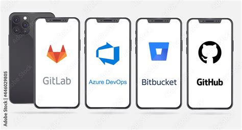 Apple Iphone With A Popular Devops Infrastructure Tool Application