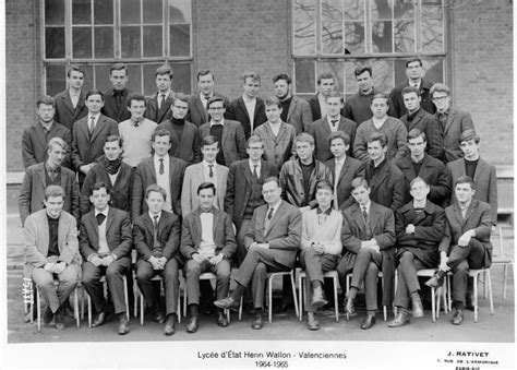 Photo De Classe Terminale M De 1965 Lycée Henri Wallon Copains Davant
