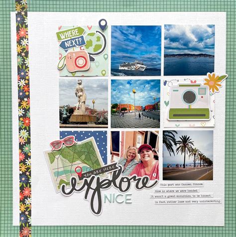 Nice Vacation Scrapbook Scrapbook Pictures Travel