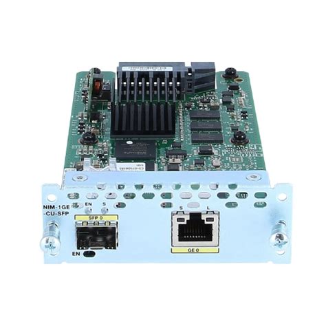Cisco Nim 1ge Cu Sfp Wan Network Interface Module Crystal Vision