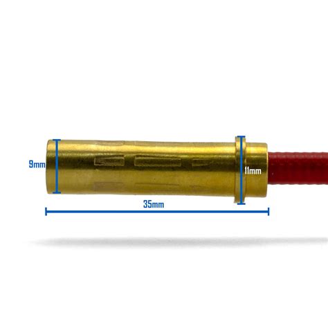 Kemppi MIG Liner Steel Red 5m - 0.9-1.2mm - 10 Each - W006454