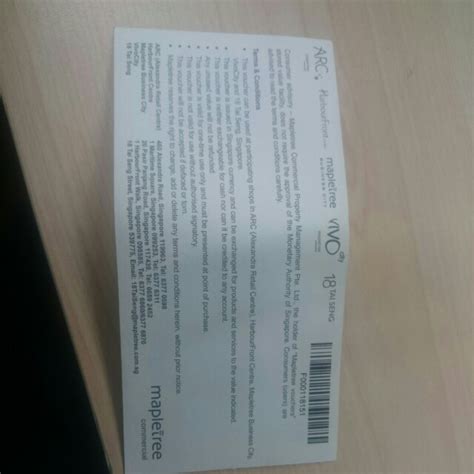 Mapletree Voucher On Carousell