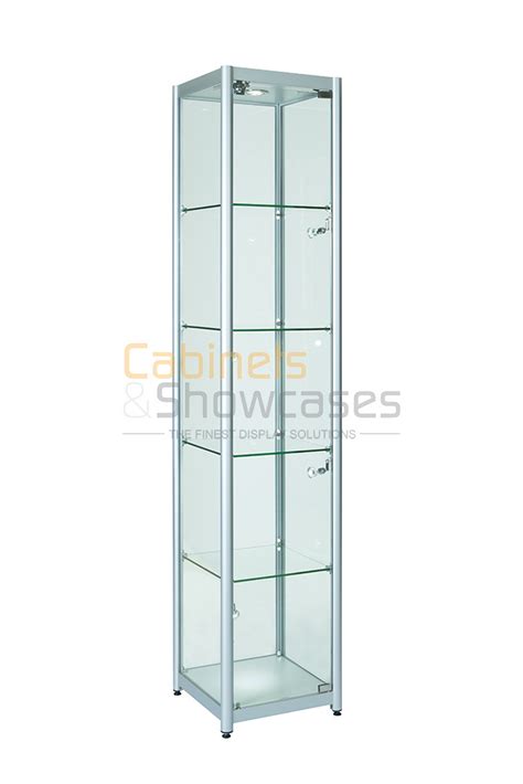 Glass Cabinet Aluminium Single Door