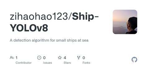 github zihaohao123 ship yolov8 a detection algorithm for small ships