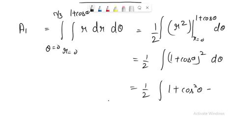 Solved 2use A Double Integral To Calculate The Area Of The Shaded