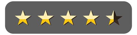 Premium Vector User Feedback Golden Stars Review Ui Element Isolated