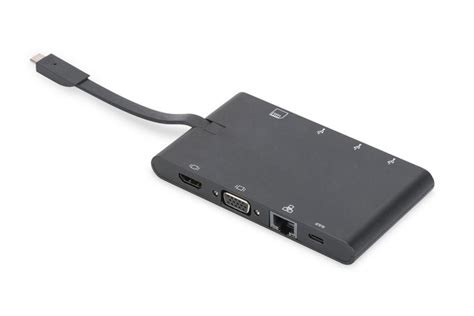 Univerzální Cestovní Dokovací Stanice Usb C 4k Hdmi Vga 2x Usb C