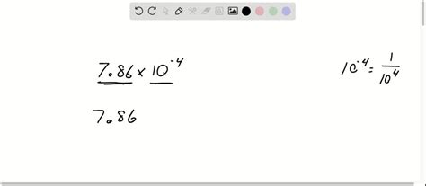 Solvedexpress Each Number In Decimal Notation 786 ×10 4