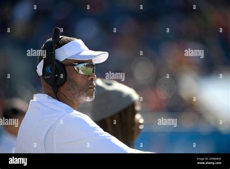 Bethune Cookman Head Coach Terry Sims Watches From The Sideline During