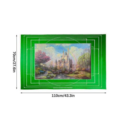 פאזל פאזל מחצלת רול למעלה Puzzel מט רול אפ פאזלים לבד שמור מגשי מחצלות למיון לוח שולחן דבק