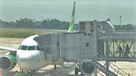 Hadiri First Flight Citilink Di Bandara Dhoho Kediri Bupati Mas Dhito
