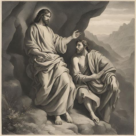 Download Jesus Is Tempted Jesus Christ Deity Jesus Royalty Free