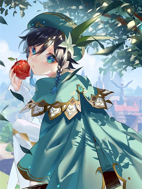 Venti Genshin Impact Poster For Sale By Chaminho Redbubble