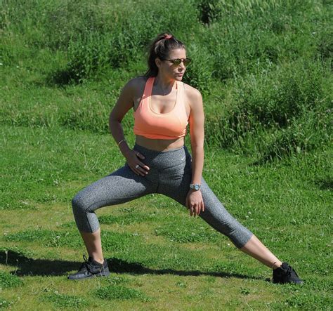 Imogen Thomas Working Put At A Park In London 05 30 2017 Hawtcelebs