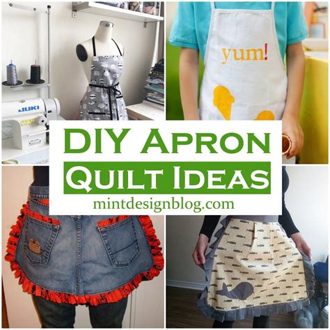 30 Diy Apron Ideas That Will Inspire You Mint Design Blog