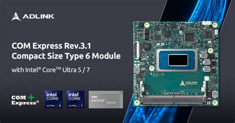 ADLINK Releases Intel Core Ultra Powered Express Module With