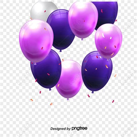 3d 만화 기구 생신 입체 만화 풍선 Png 일러스트 무료 다운로드 Lovepik
