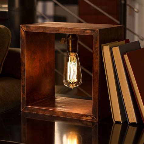 Shadow Box Edison Lamp