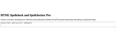 Html Spell Checker Tinymce