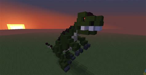 Tyrannosaurus Rex D Statue Minecraft Map