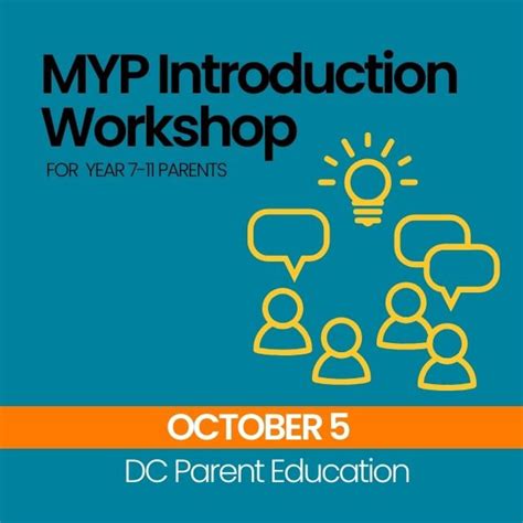 MYP Introduction Workshop For Parents DC Parent Portal